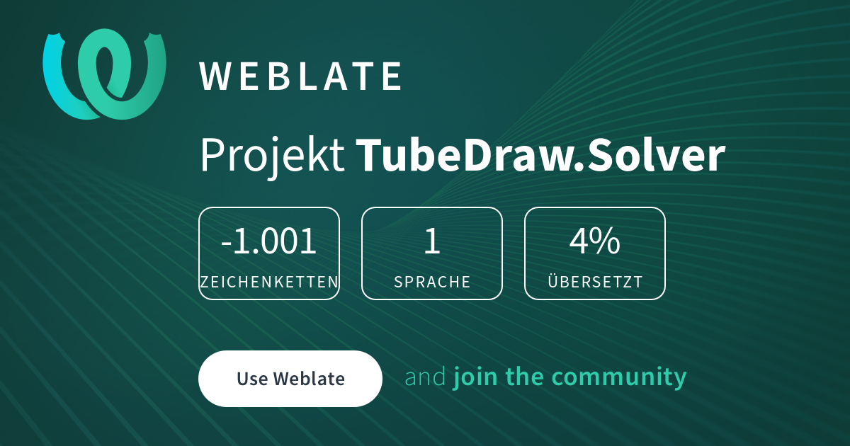 TubeDraw Solver German Weblate tubedraw-solver-german-weblate
